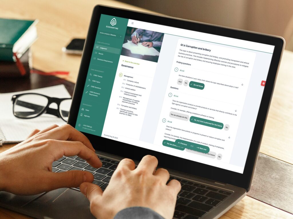 Ecocharting | CSRD Software platform