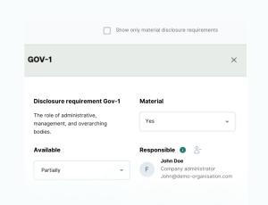 Ecocharting | CSRD Software platform