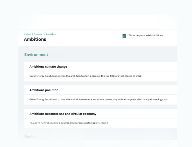 Ecocharting | CSRD Software platform